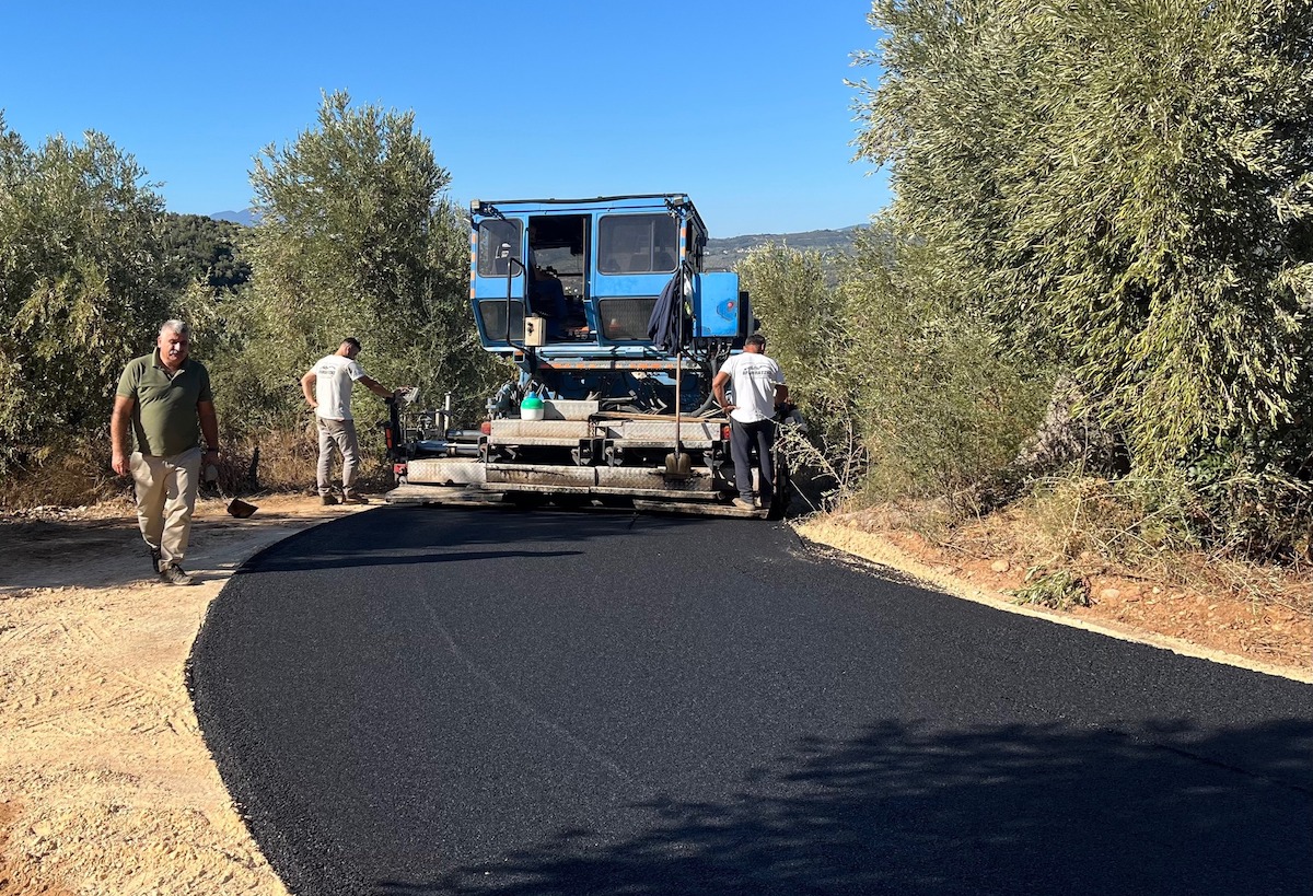 Έργα οδοποιίας στο Νότιο Πήλιο