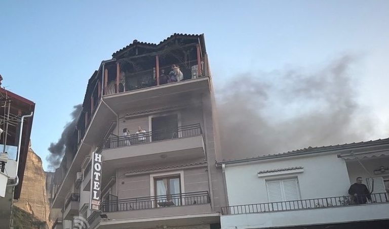 Τραγωδία σε ξενοδοχείο στην Καλαμπάκα – Ένας νεκρός και 10 τραυματίες
