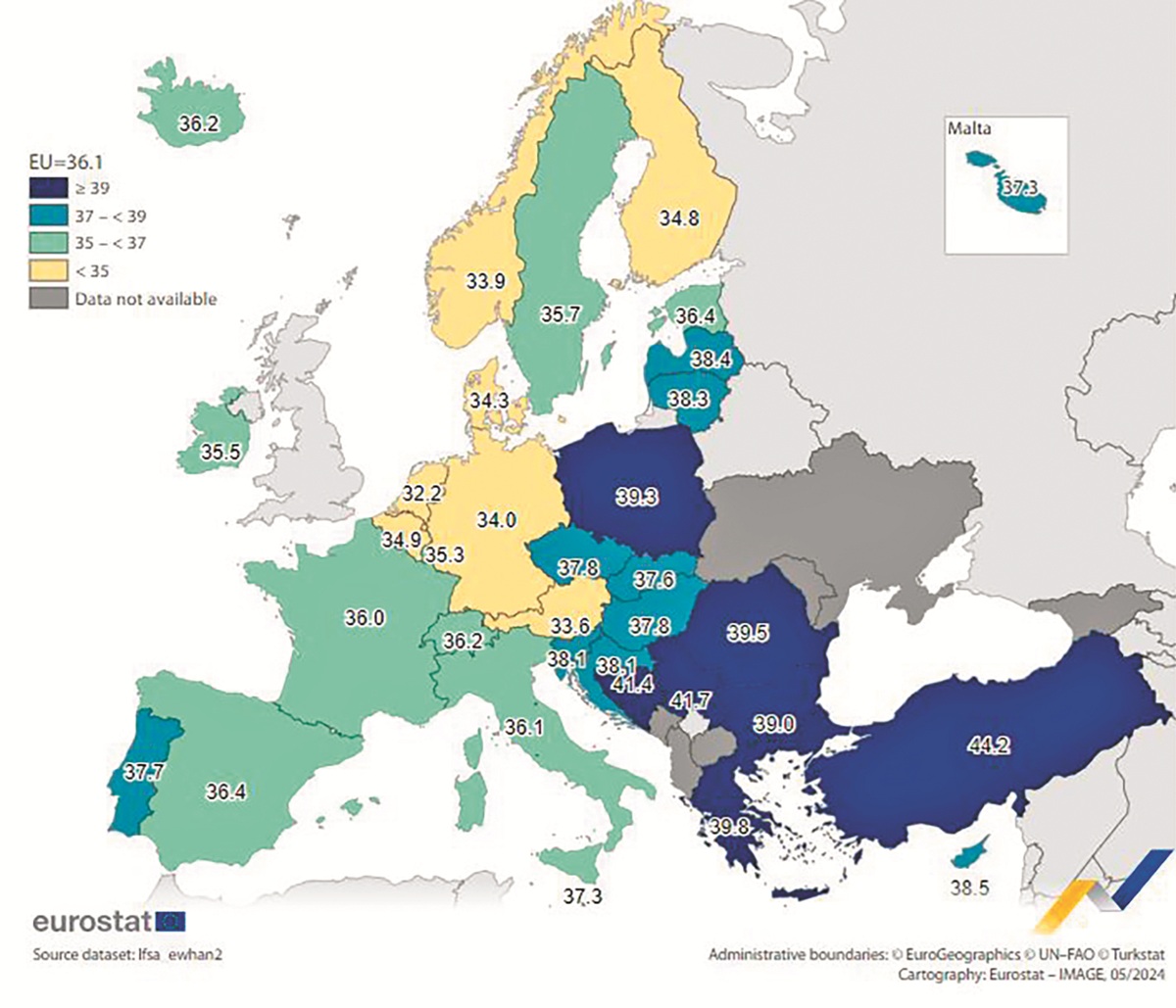 Η EUROSTAT μας θύμισε ότι οι Έλληνες δουλεύουν περισσότερο, πληρώνονται ...